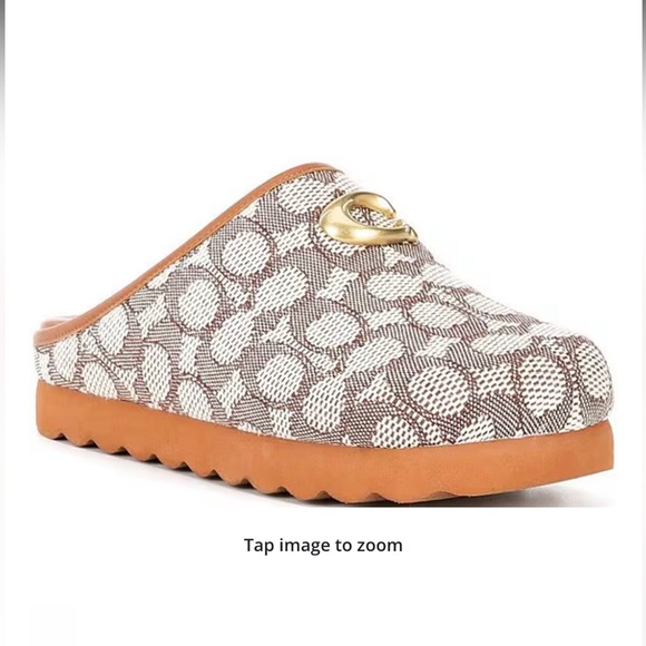 Coach | Shoes | Coach Hadley Signature Jacquard Clogs | Poshmark